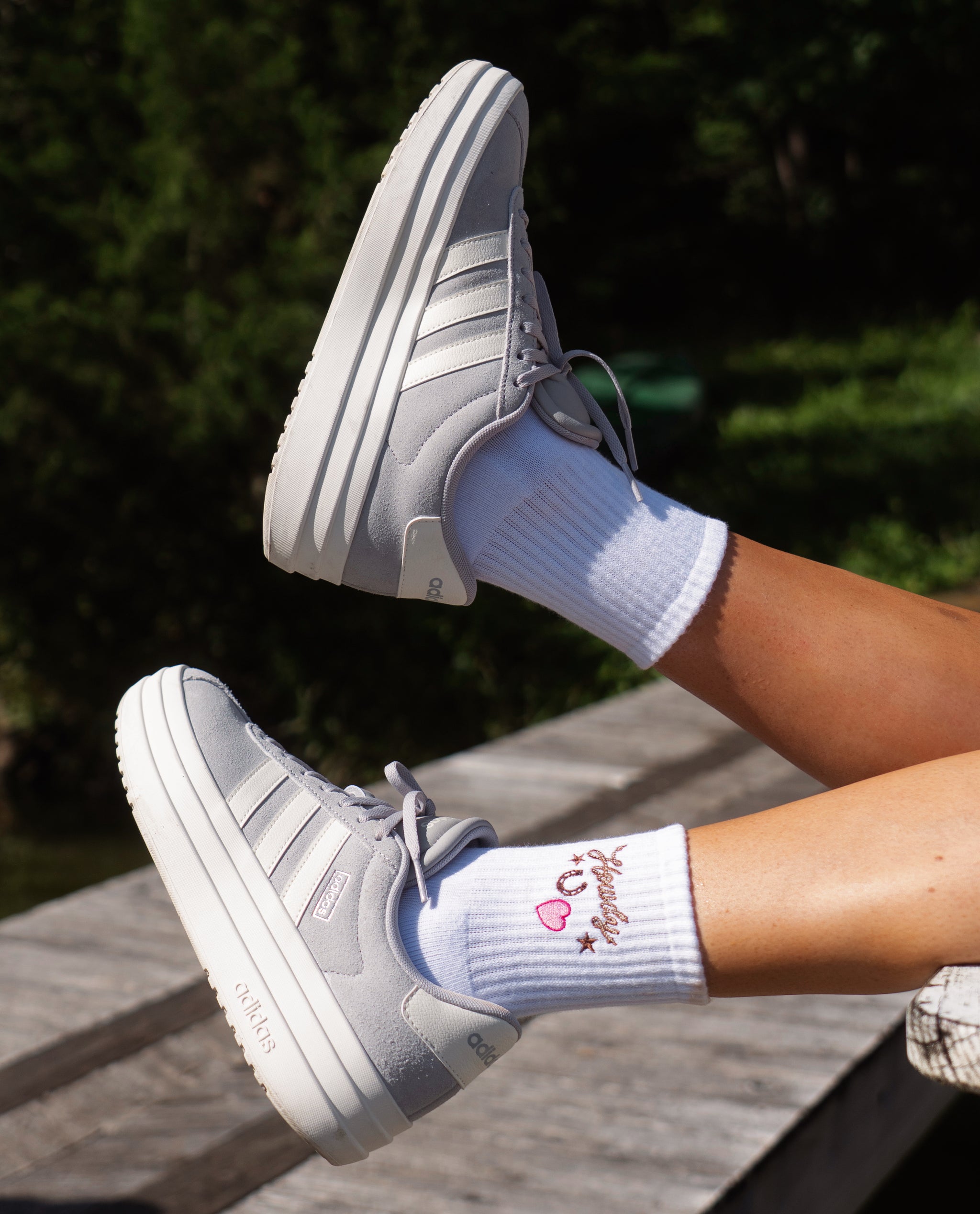 Howdy Embroidered Socks