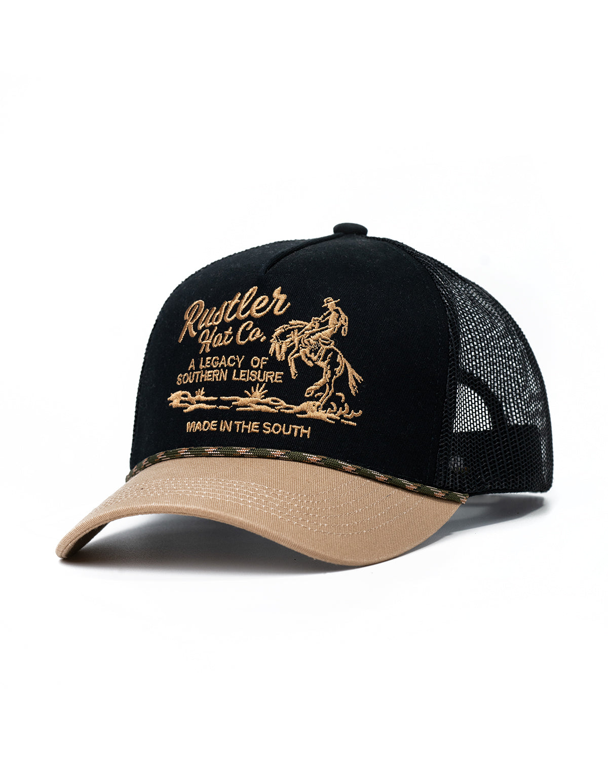 Black Rustler Rodeo Hat